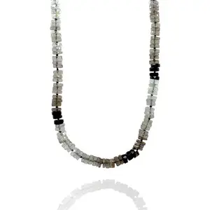 C. GRASSI C. Grassi Smoky Quartz Faceted Gemstone Necklace 19-21"